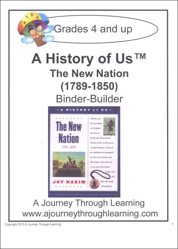 History of US Binder Builder Book 4 - New Nation Printed