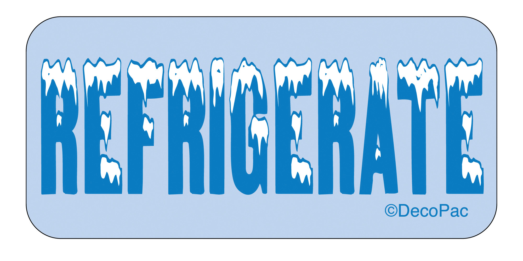 Refrigerate Label | PhotoCake® Edible Image® | DecoPac