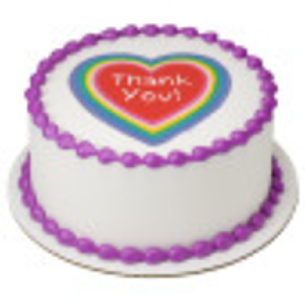 Order Thank You Edible Image® by PhotoCake® Cake from GIANT EAGLE #4237 ...