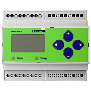 Leviton 4DUBM-R Submeter, Indoor, DIN Rail Mount, Universal Voltage ...