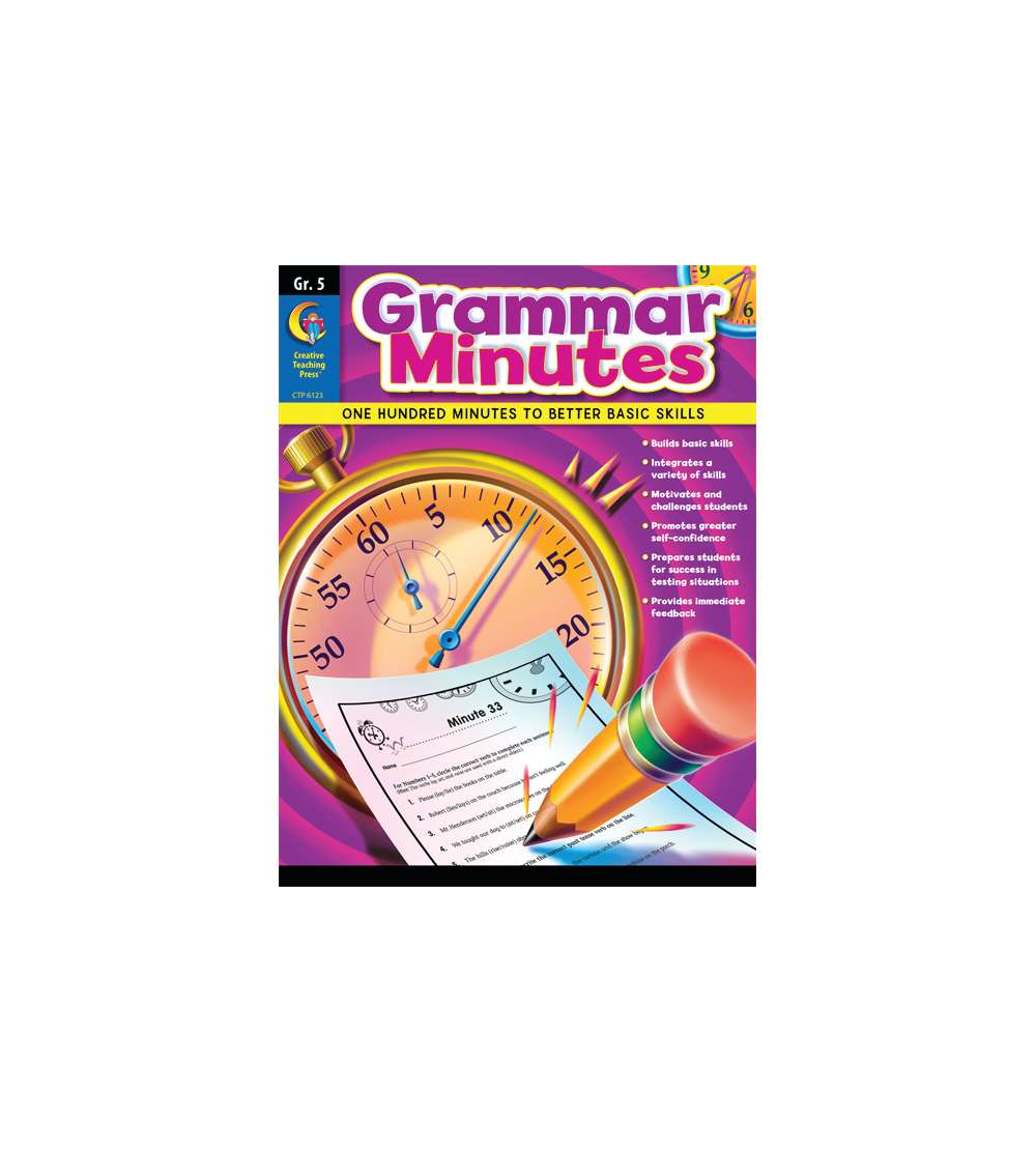 Grammar Minutes Grade 5 Creative Teaching Press CTP6123 Grammar Minutes Grade 5 Creative Teaching Press CTP6123