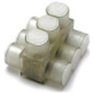 Burndy BIBD2503 Unitap™ Aluminum Multiple Tap Connector, 3 Port, 10 AWG ...