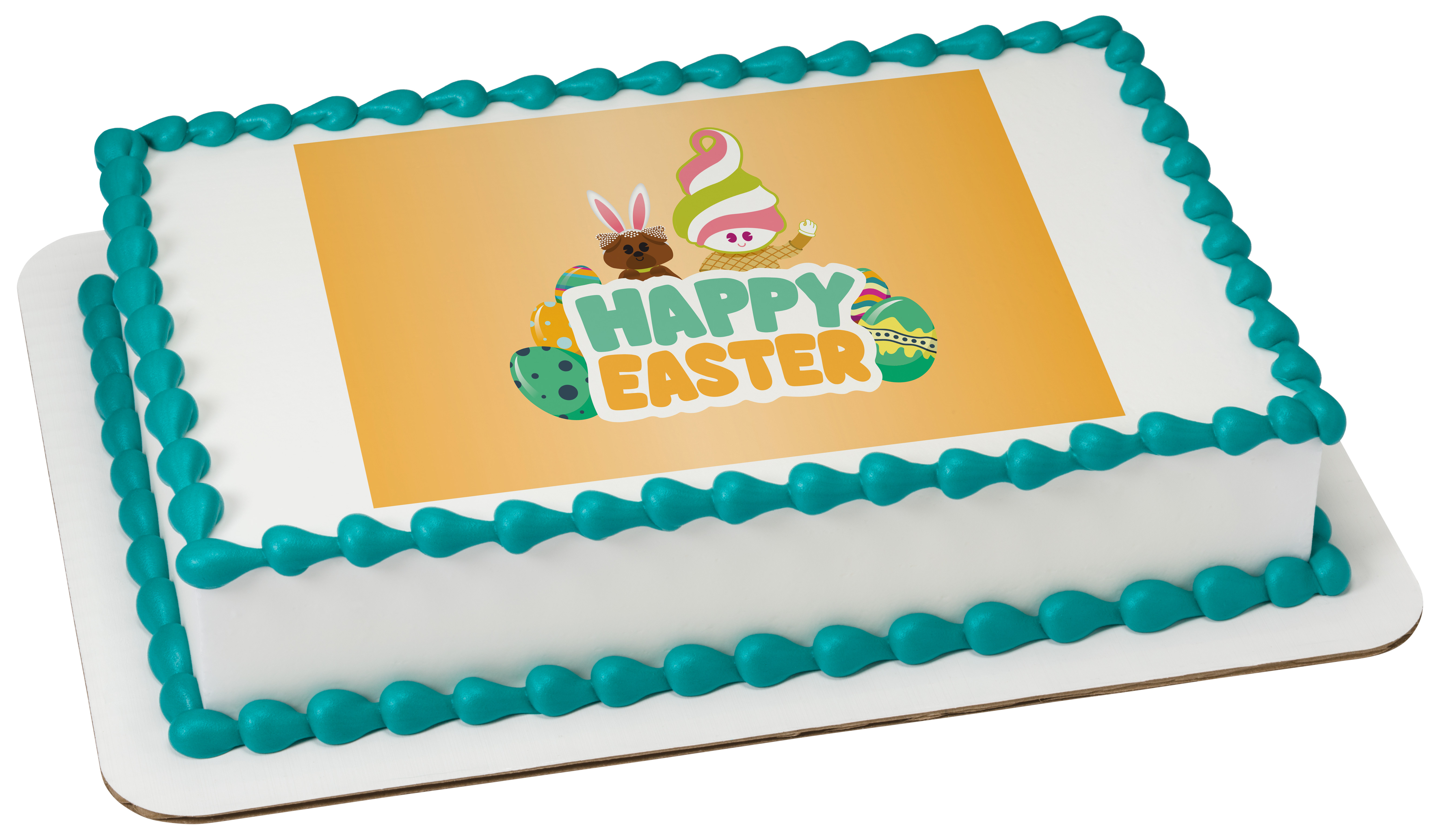 Menchie Chip Orange Quarter Sheet Photocake Image | DecoPac