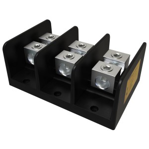 ILSCO PDB-11-500-3 ClearChoice®, PDB Series, Dual Rated Power Distribution Block, Aluminum, 500 ...