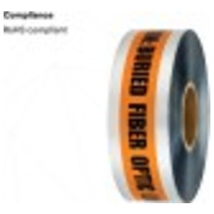 3M 407 Scotch® Detectable Buried Barricade Tape CAUTION BURIED FIBER ...