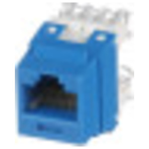 Panduit NK688MBU NetKey® Cat 6 Keystone Punchdown Jack Module, Blue ...