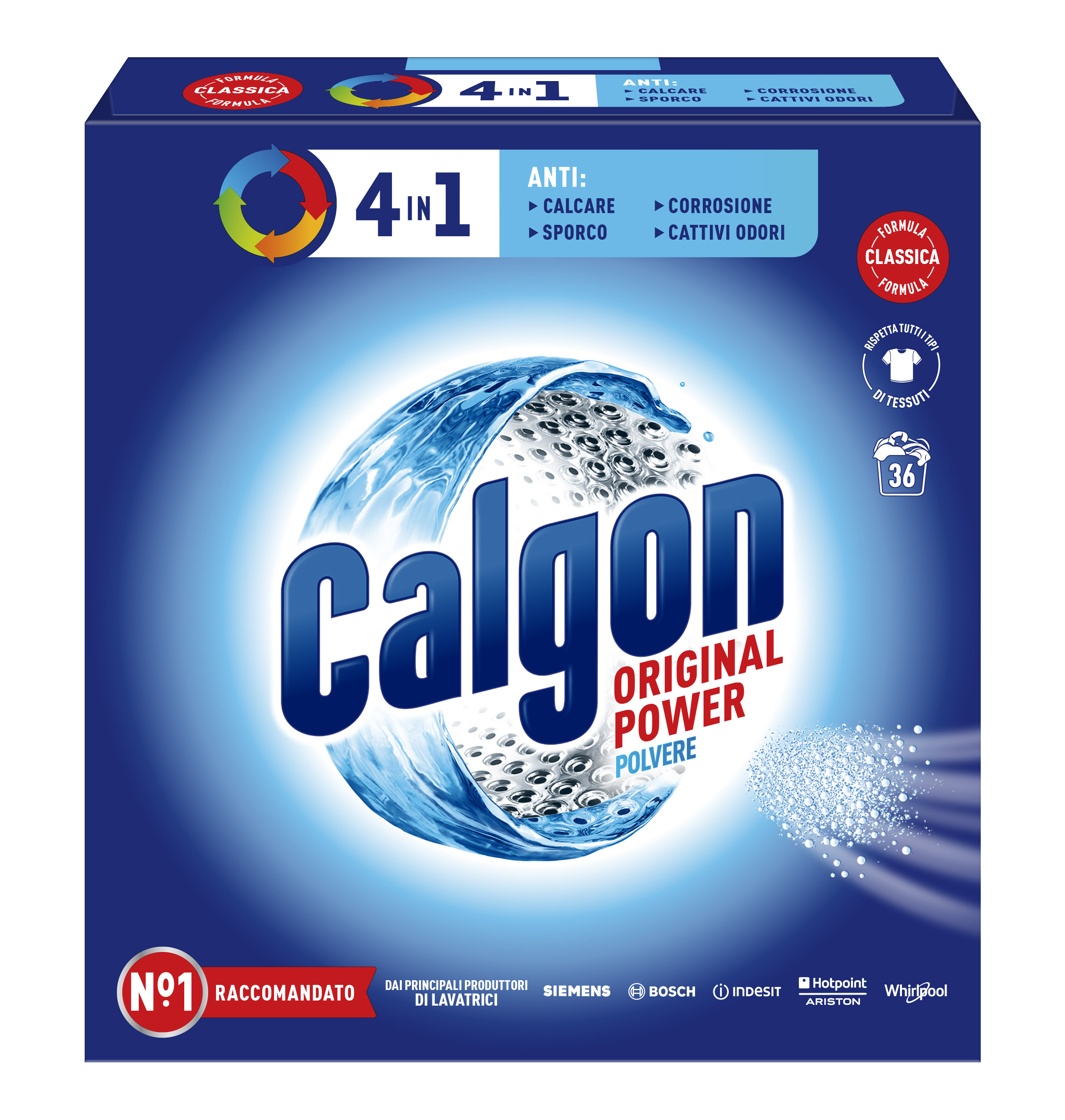 Calgon 4in1 Polvere: protezione e pulizia della tua lavatrice | Calgon IT