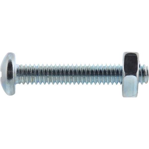 Stove Bolt Pan Head Phillips with Nut 1/4"-20 x 3/4"