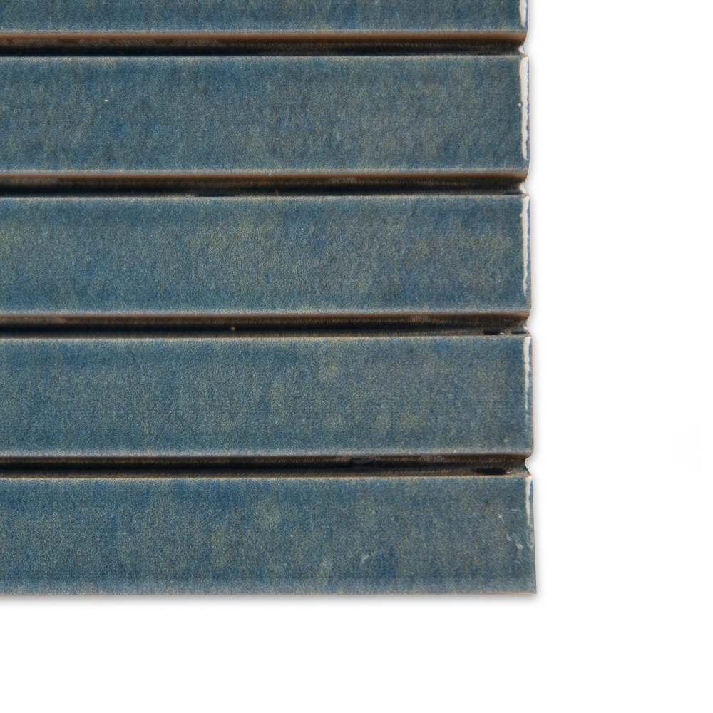 Capri Strata Indigo 6-7/8 in. x 14 in. Porcelain Floor and Wall Tile ...