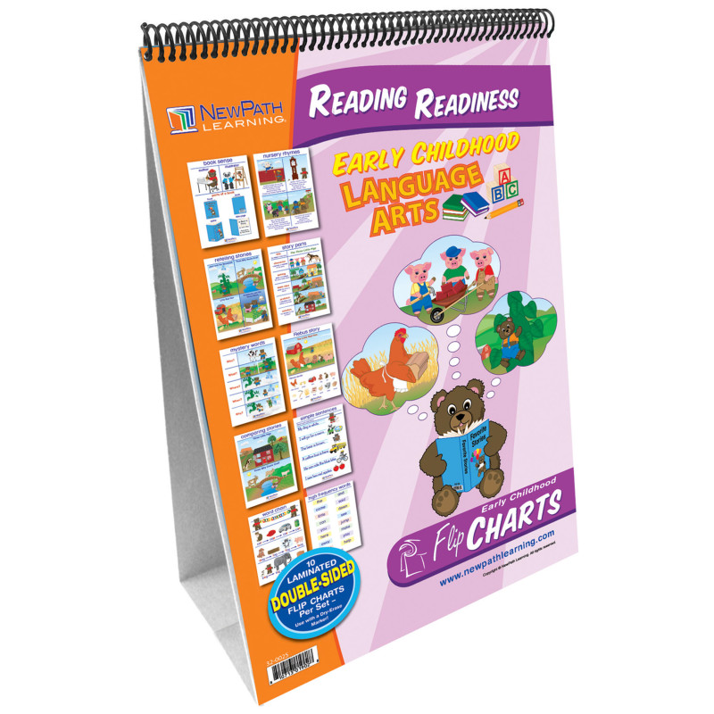 NewPath Learning English Language Arts Flip Chart, Reading Readiness ...