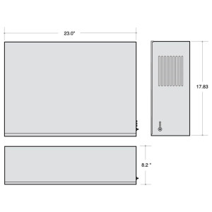 Iota (Acuity) IIS-375-1 IIS Series, Emergency Inverter, 16 Ga. Steel ...