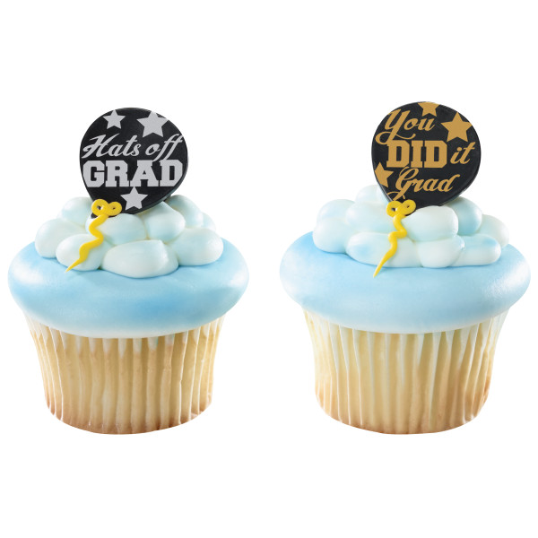 Grad Balloon Cupcake Rings | DecoPac