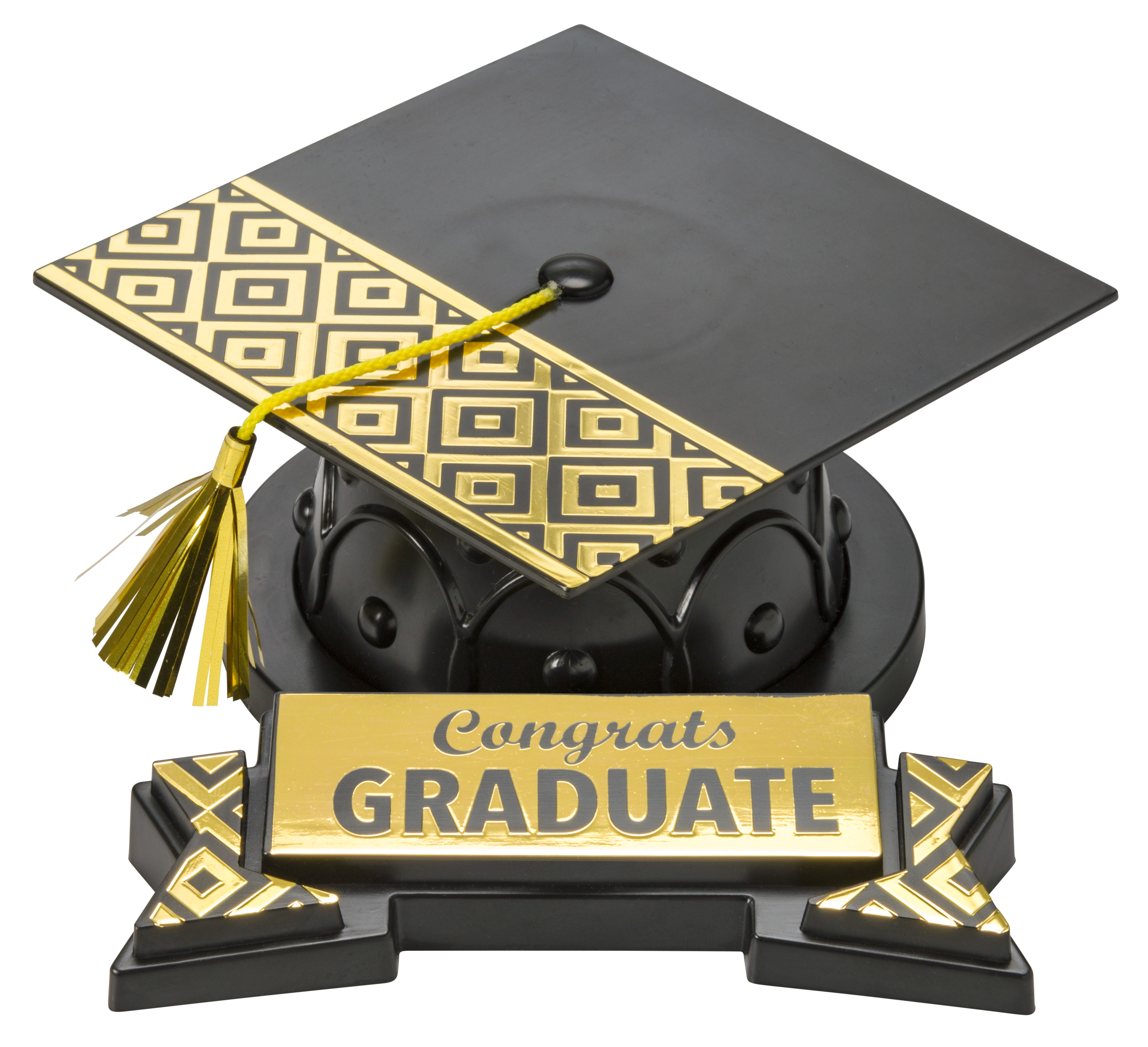 Modern Geometric Graduation Hat Decoset | DecoPac