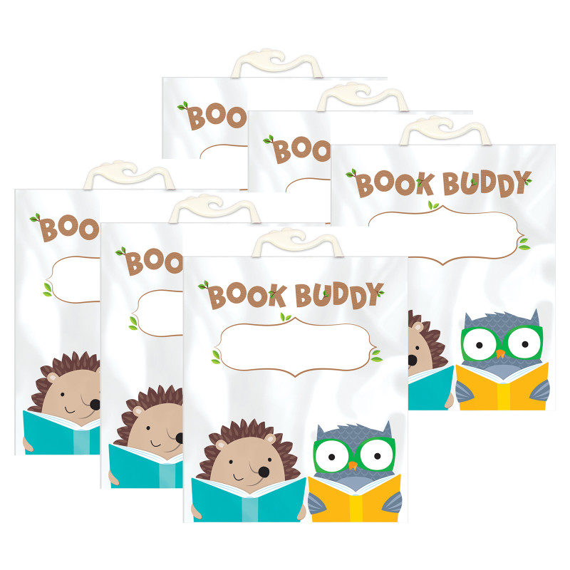 Creative Teaching Press® Woodland Friends Book Buddy Bag, Pack of 6 - Zuma