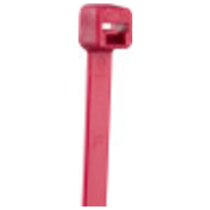 Panduit PLT2S-C2 Pan-Ty® PLT2S-C2 Cable Tie, Red, PA6.6, 7.4"L, 50lb ...