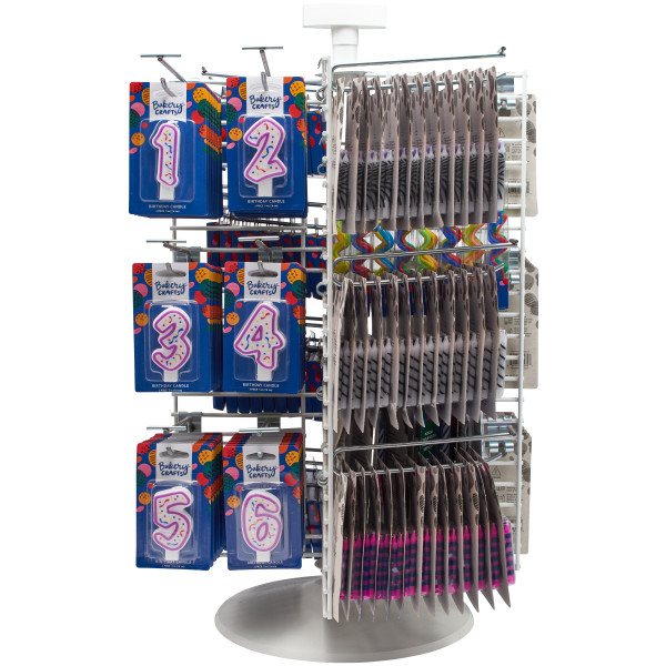 Rotating Counter Display Candle Rack | DecoPac