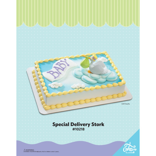 Special Delivery Stork Decoset Sht Cake Tmoc Page | DecoPac