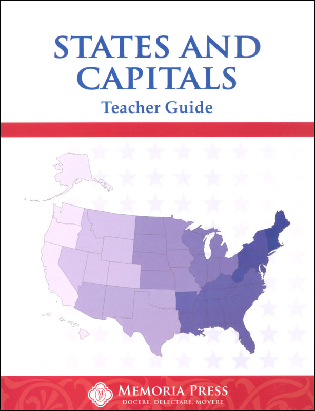 States and Capitals History Teacher Guide