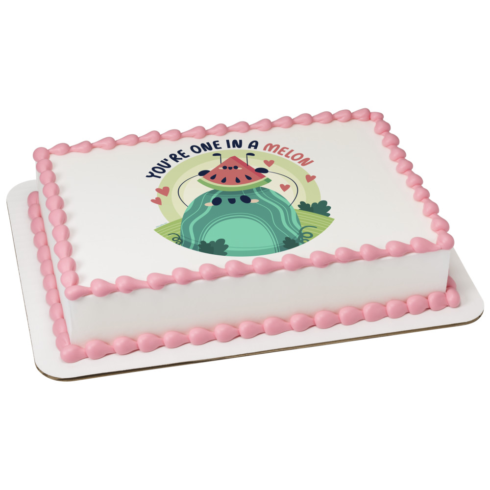 Order You're One In A Melon Edible Image® by PhotoCake® Cake from ...