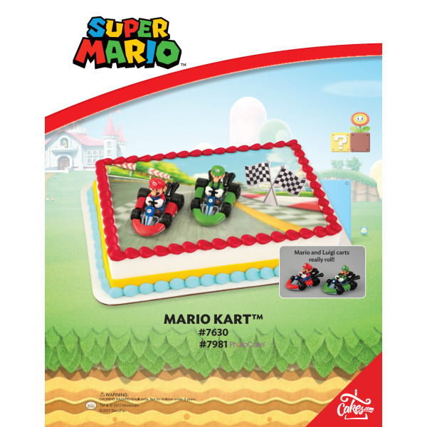 Super Mario Mariokarts Photocake Decoset Background Tmoc Page | DecoPac