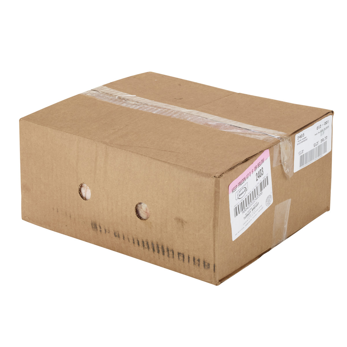 JENNIE-O® GRAND CHAMPION Turkey Breast Raw Netted Skin On UnSeasoned ...