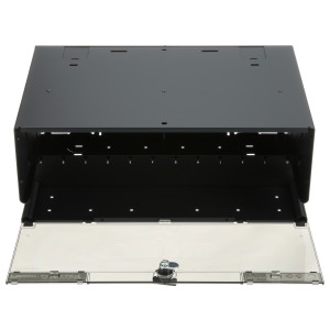 Panduit FRME4 Opticom® Enclosure, Fiber Optic, Rack Mount, 4 RU ...