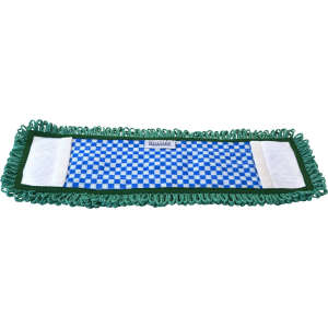 Hillyard, Trident® Premium, 18"W, Microfiber, Green, Pocket, Wet Mop ...