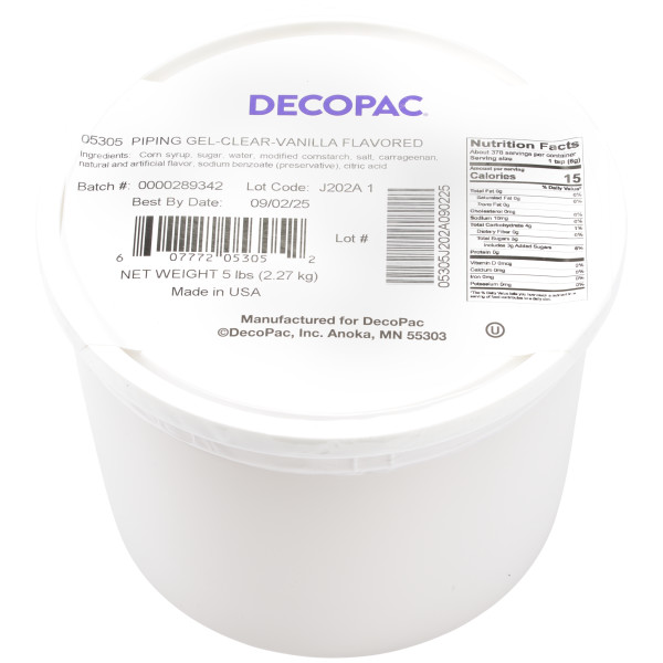 Clear Piping Gel | DecoPac
