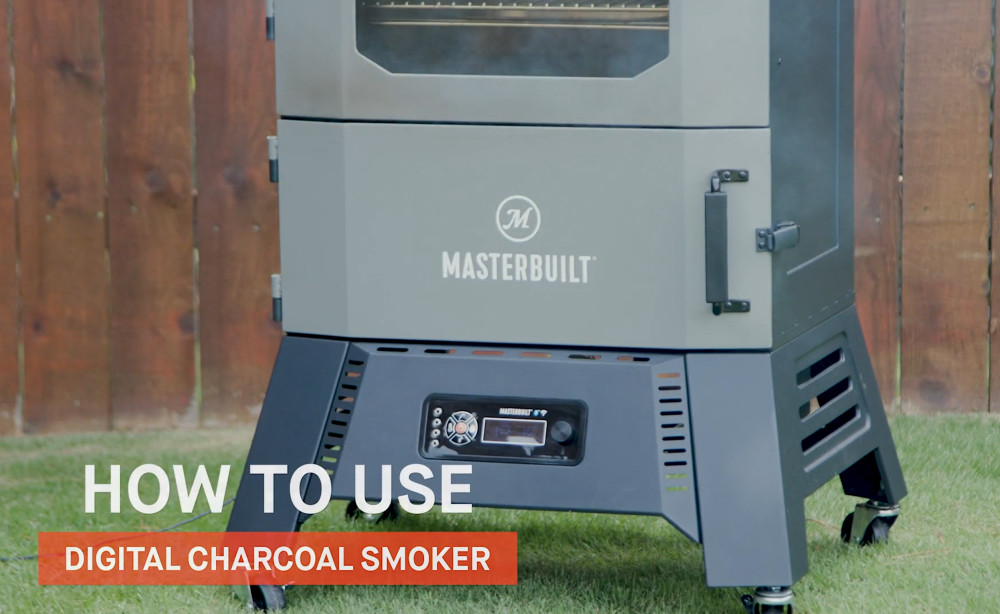 Masterbuilt 40-inch Digital Charcoal Smoker in Gray - Walmart.com