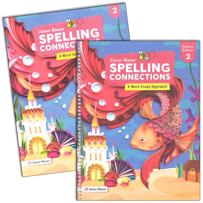 ZB Spelling Connections Grade 2 Home School Bundle (2022)