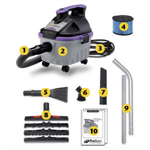 ProTeam, ProGuard 4 Portable w/ Tool Kit, 14", Wet Dry Vacuum | Vacuums