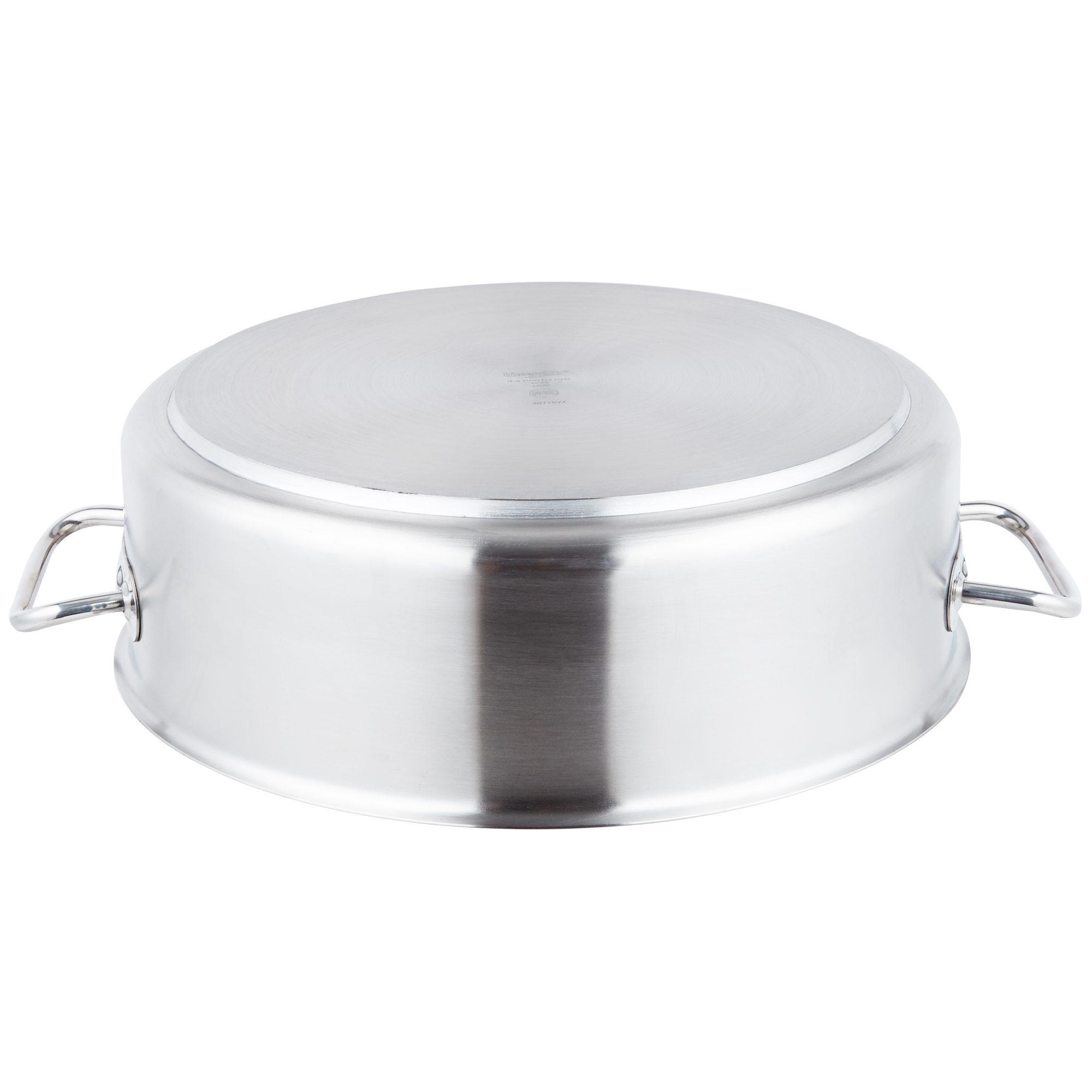 12-quart Intrigue® stainless steel brazier with natural finish ...