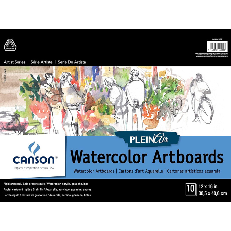 Canson Artist Series Montval Plein Air Watercolor Board, Fol