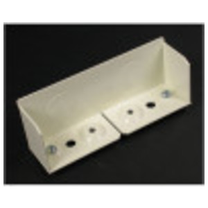 Wiremold (Legrand) V4010B 4000 Series Blank End Raceway Fitting, Ivory ...
