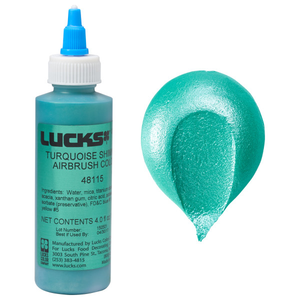 Lucks Airbrush Color Turquise Shimmer | DecoPac