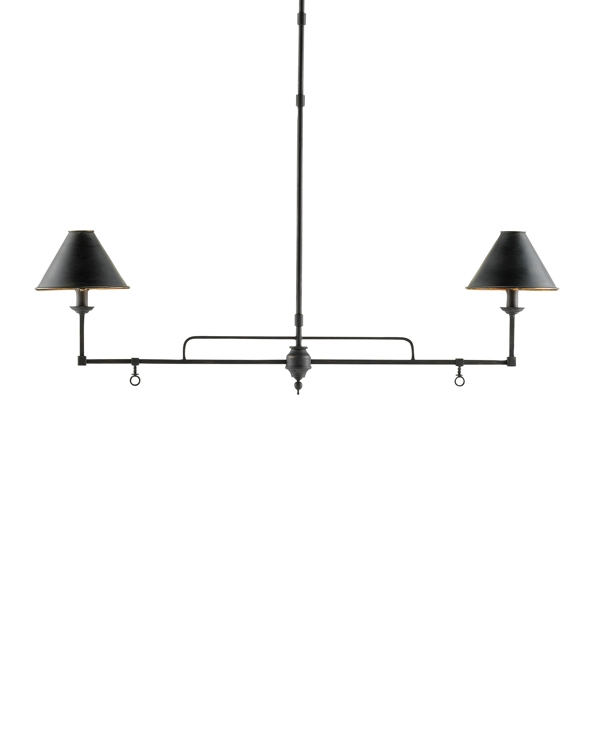 Prosperity Black Rectangular Chandelier