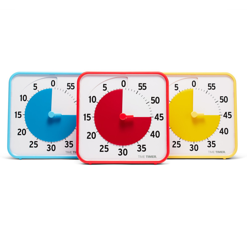 Time Timer Original 8 Timer Learning Center Classroom Set Primary