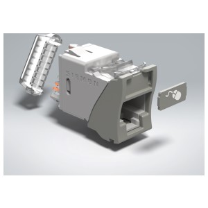 Siemon U6-H04NA UltraMAX UTP Category 6 RJ45 Hybrid Gray Punch Down ...