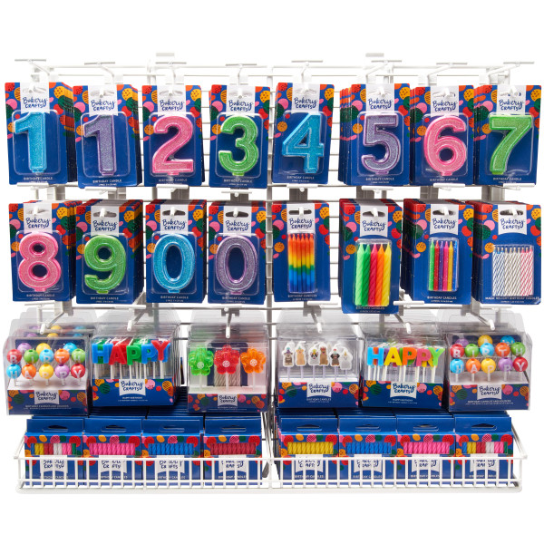 Front Facing Candle Counter Rack | DecoPac