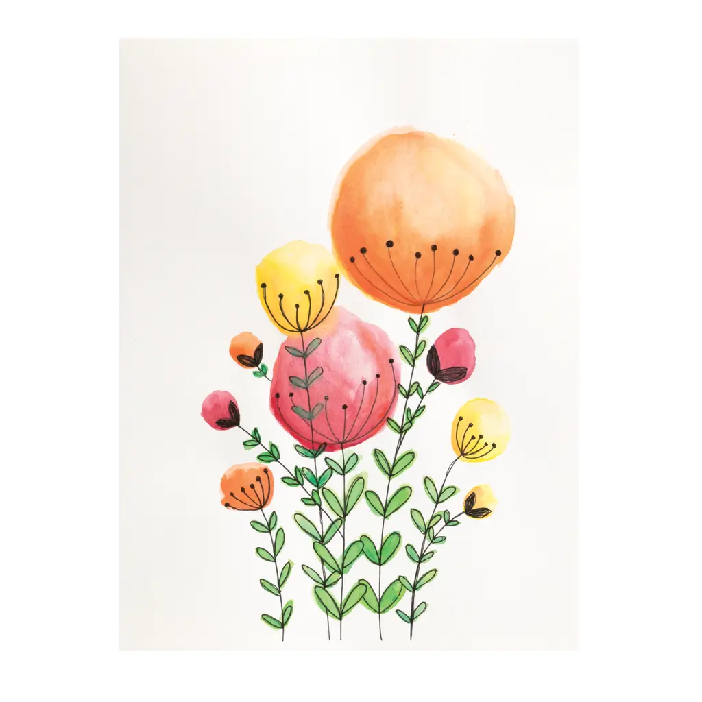 Prang Half Pan Watercolor Refill, Yellow/Green, 12 Ct - Prang