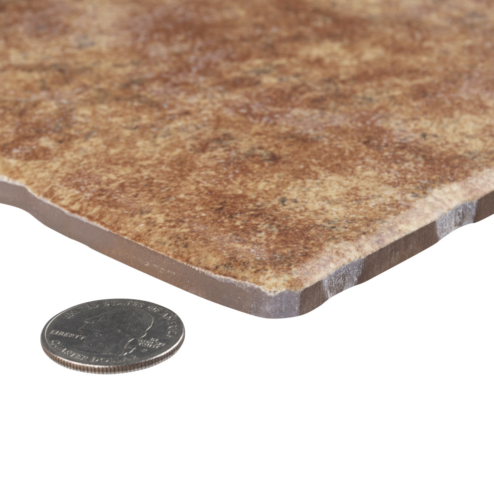 Costa Marron 7-3/4 in. x 7-3/4 in. Ceramic Floor and Wall Tile – Merola ...