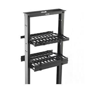 B-Line (Eaton) SB87019D1FB RCM+ Rack Mounted Horizontal Cable Manager W ...
