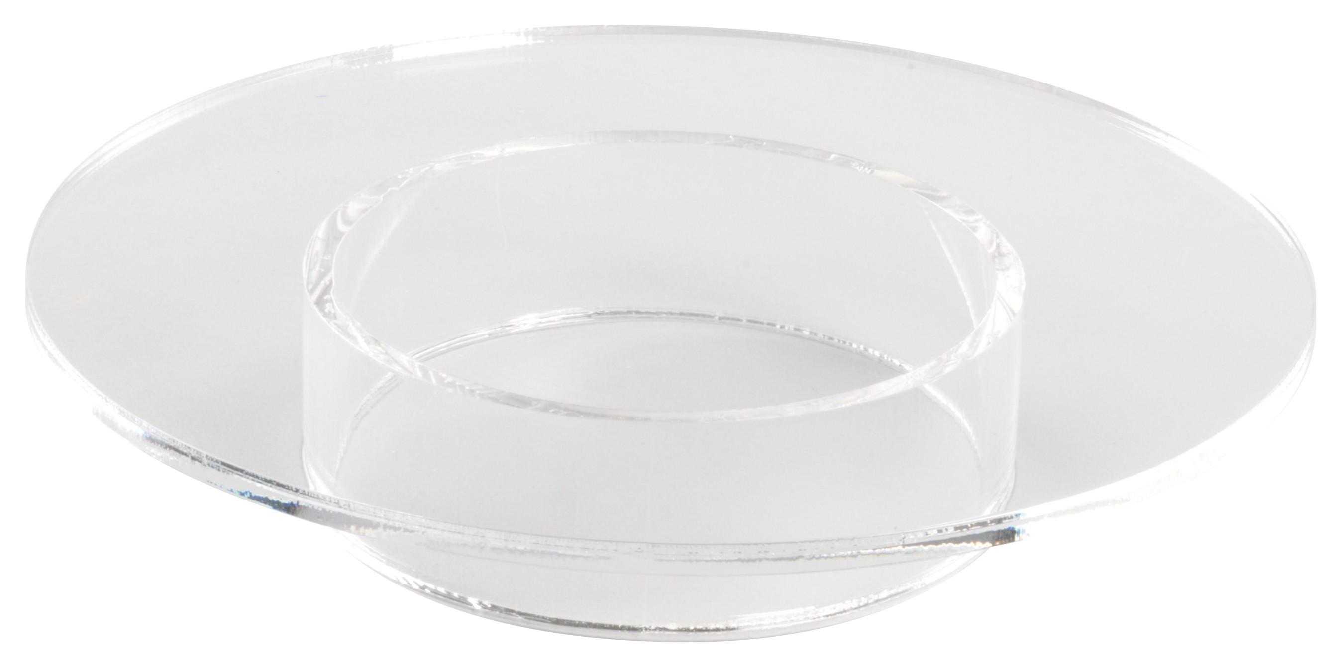 8 Round Clear Separator Plate | DecoPac