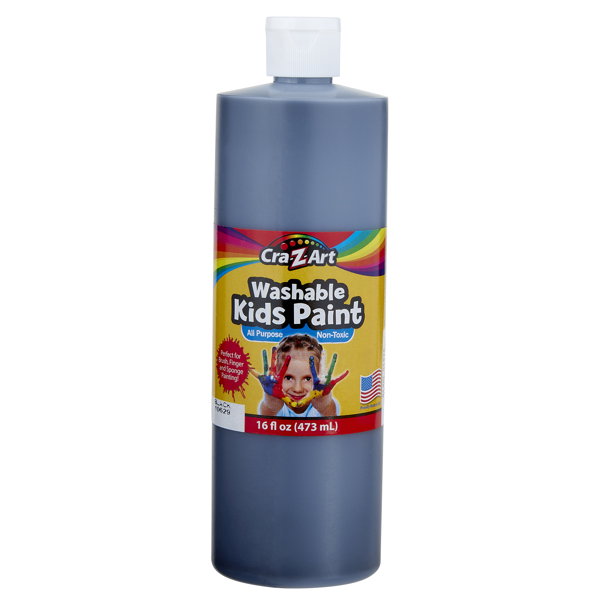 Cra-Z-Art Washable Kids Tempera Paint 16 oz Black