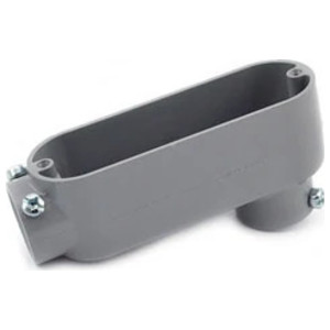 Bridgeport Fittings LB-33 Aluminum Type LB Set Screw EMT Conduit Body ...