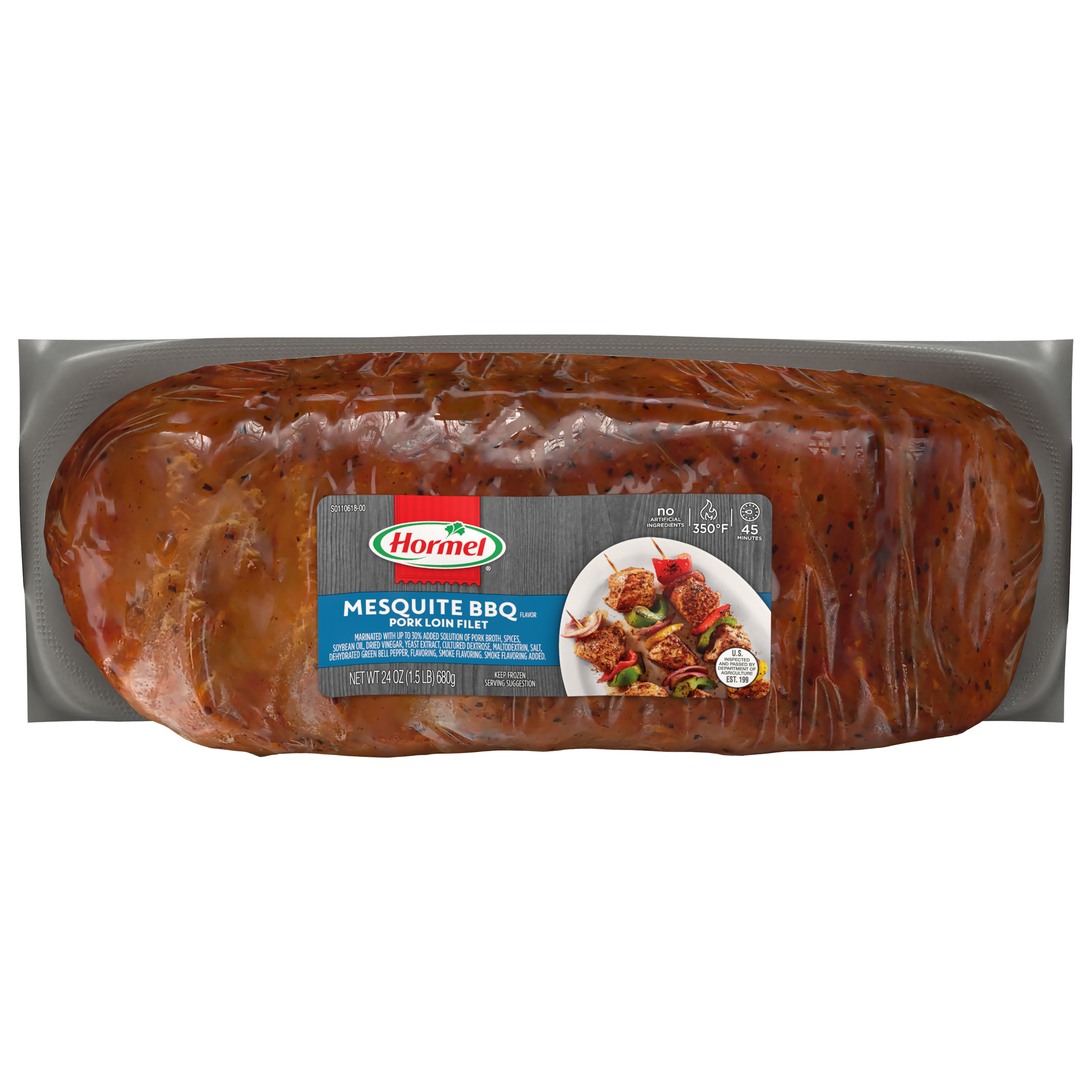 Hormel Smart Label - Always Tender Mesquite Barbecue Pork Loin Filet 1. ...
