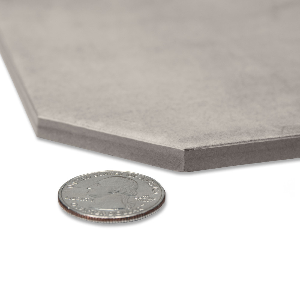 Laverton Octagon Gris with Taco Beige 7-7/8 in. x 7-7/8 in. Porcelain ...
