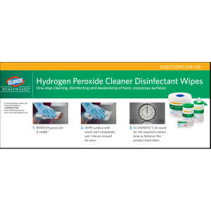 Clorox, Clorox® Healthcare® Hydrogen Peroxide Cleaner Disinfectant ...