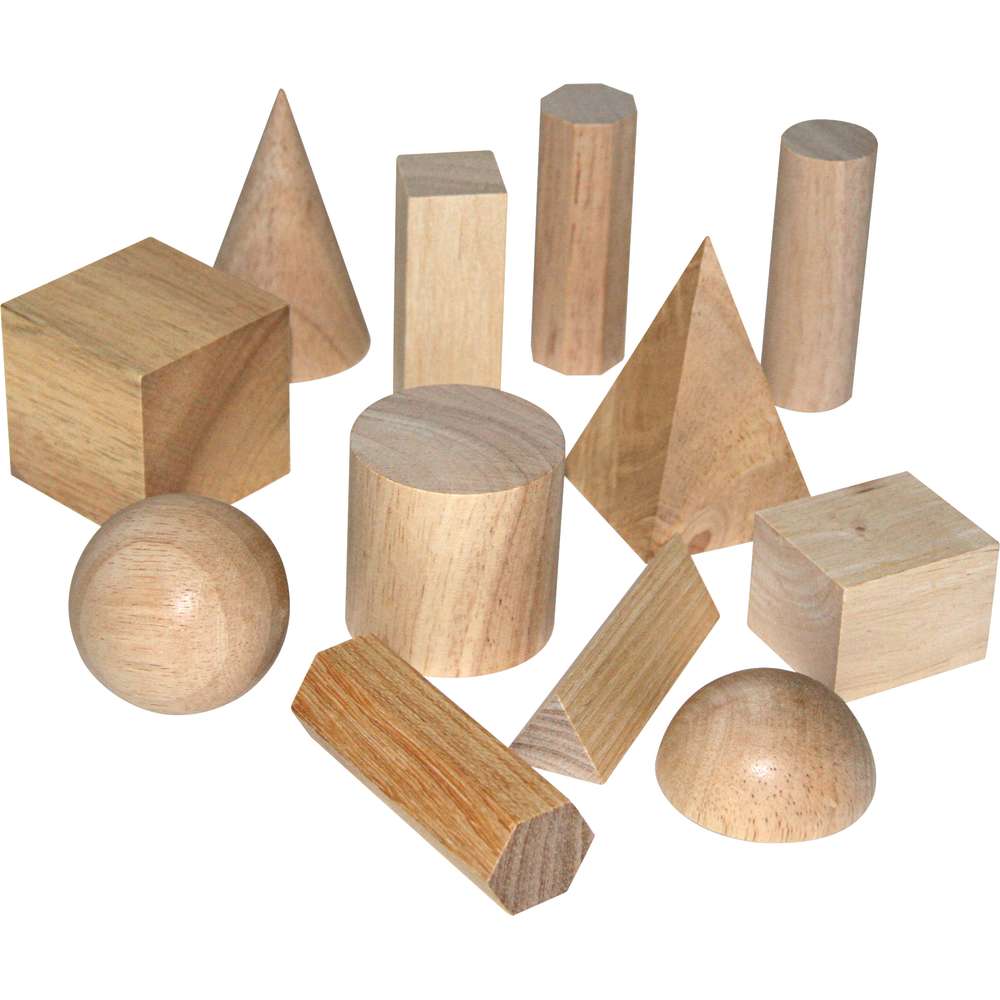 Geometric Solids, Set of 12 - Learning Resources® - LER0120