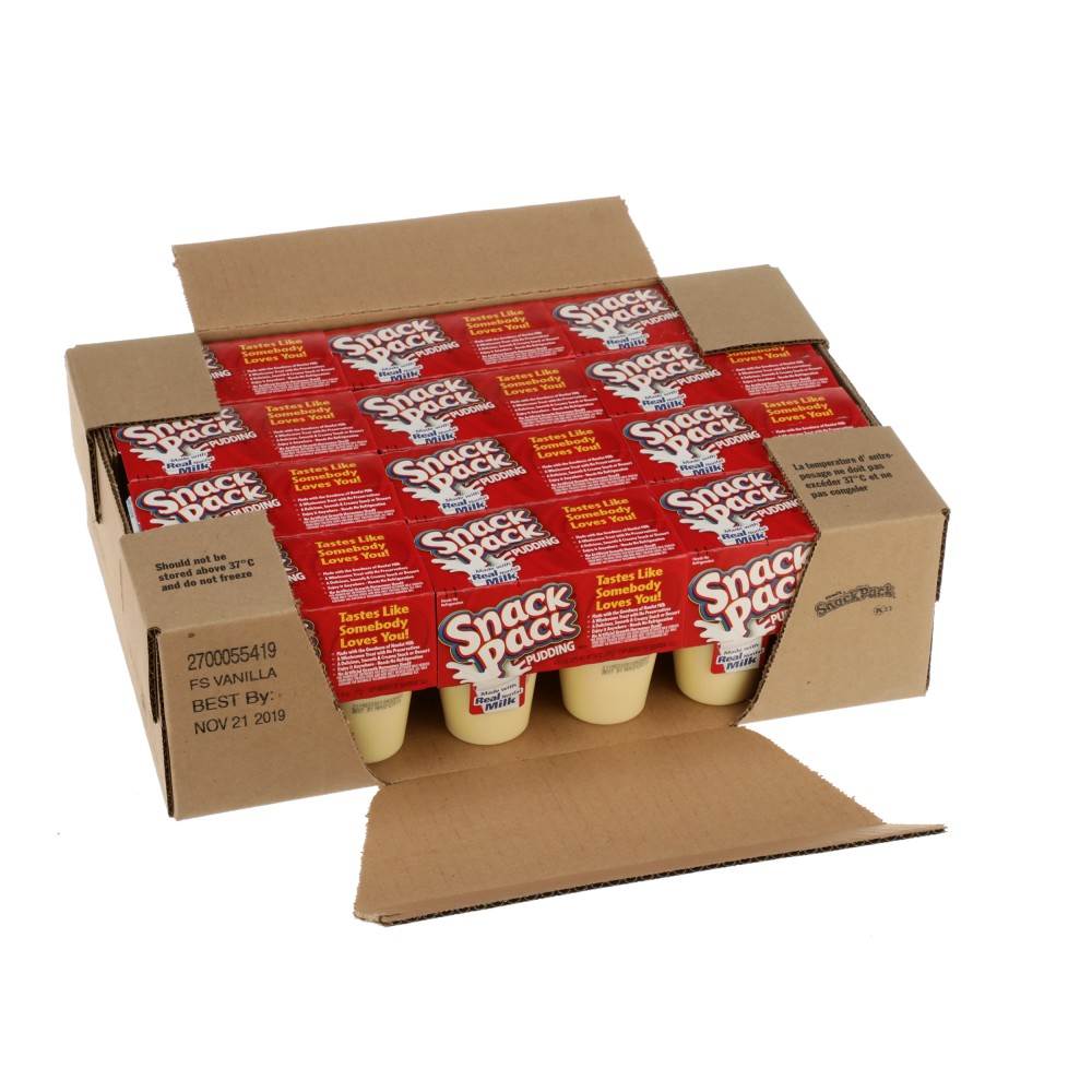 Snack Pack Vanilla Pudding, 4/3.5 oz | Conagra Foodservice